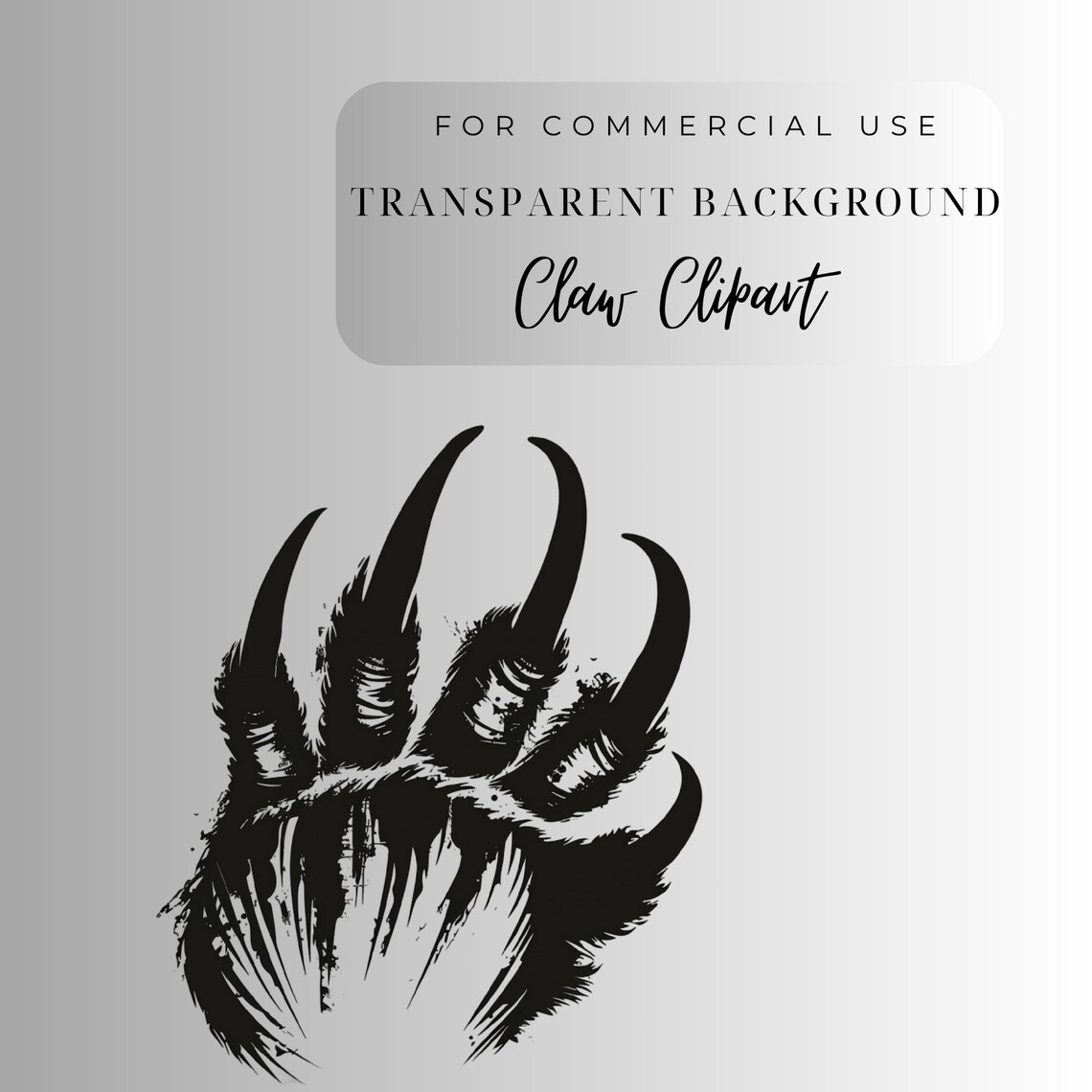 Claw SVG Bundle, Claw PNG Bundle, Claw Clipart, Animal Claws Svg ...