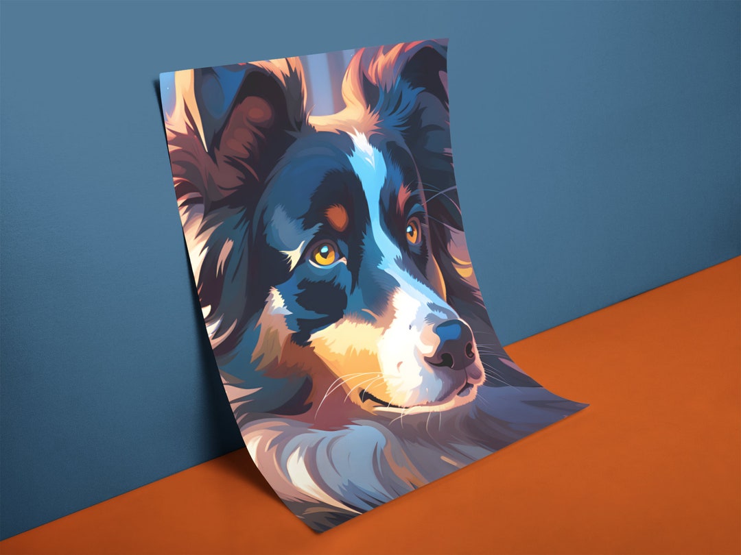 Border Collie Series Matte Poster - Etsy