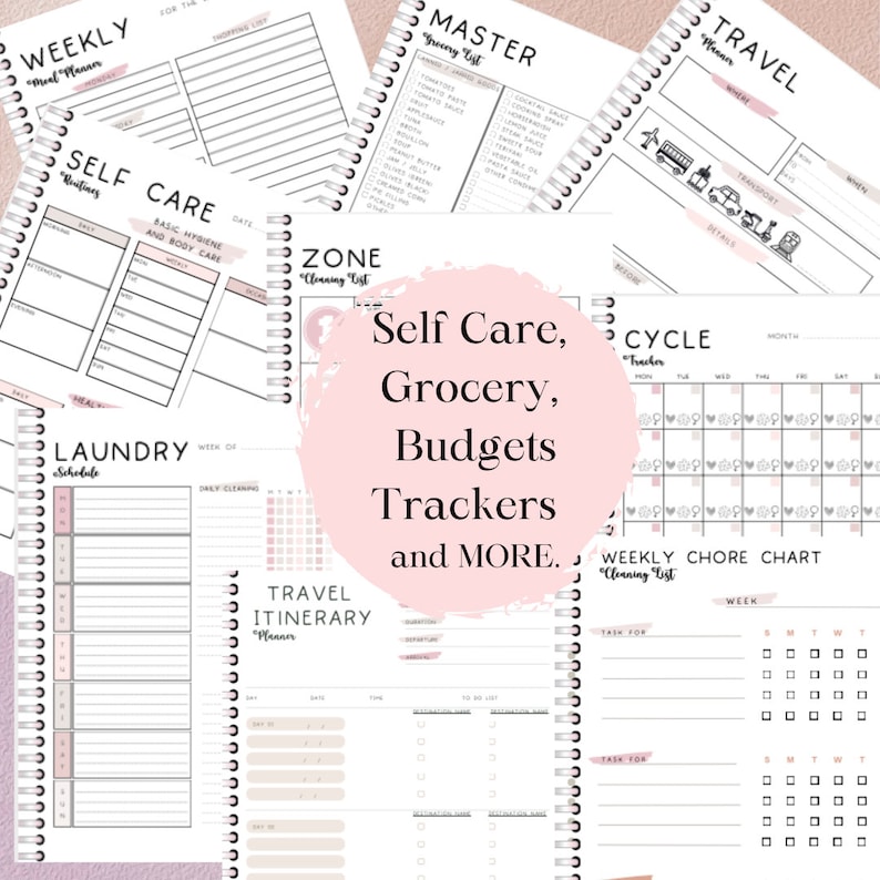 Printable Life Planner, Printable Planner, Self-care, Journal Prompts ...