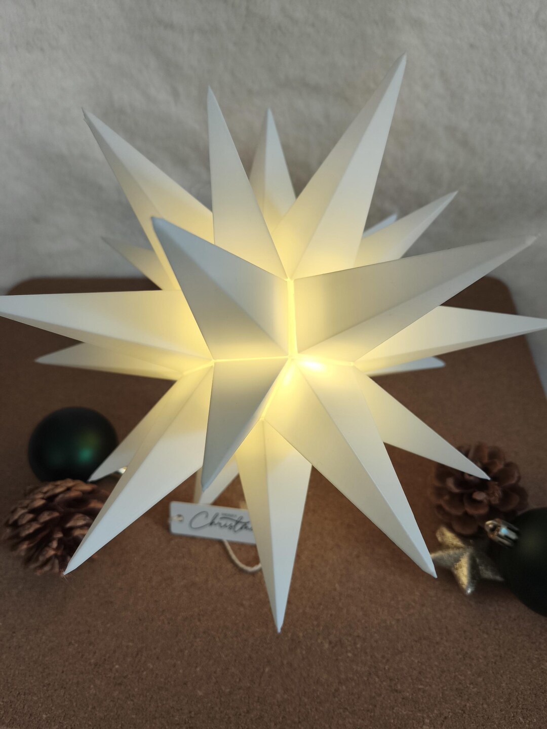 Light-up Star With Integrated Lighting (not Included) - Etsy