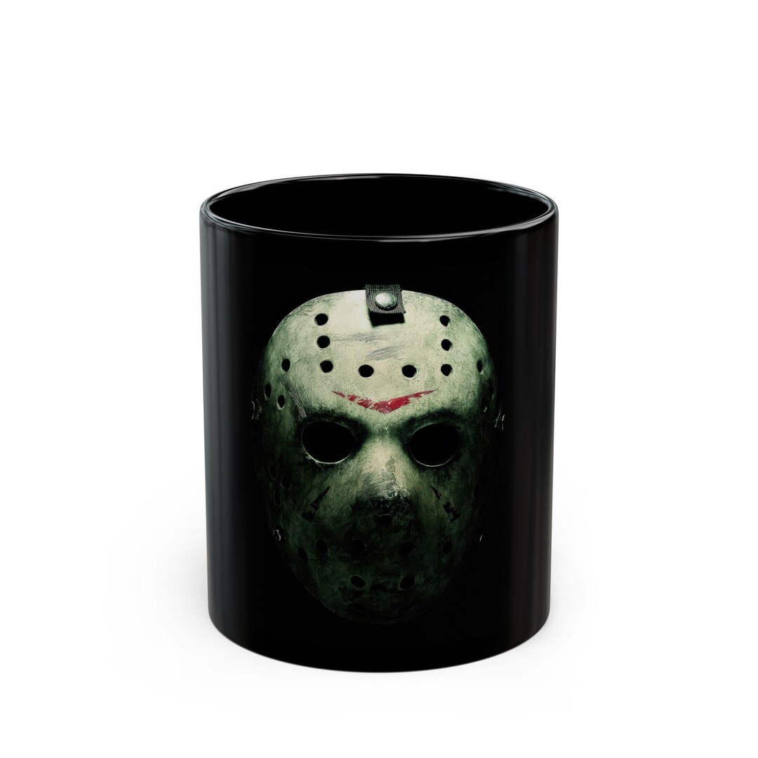 Horror Mug, Jason Voorhees Cup, Halloween Coffee Mug, Scary Movie Tea ...