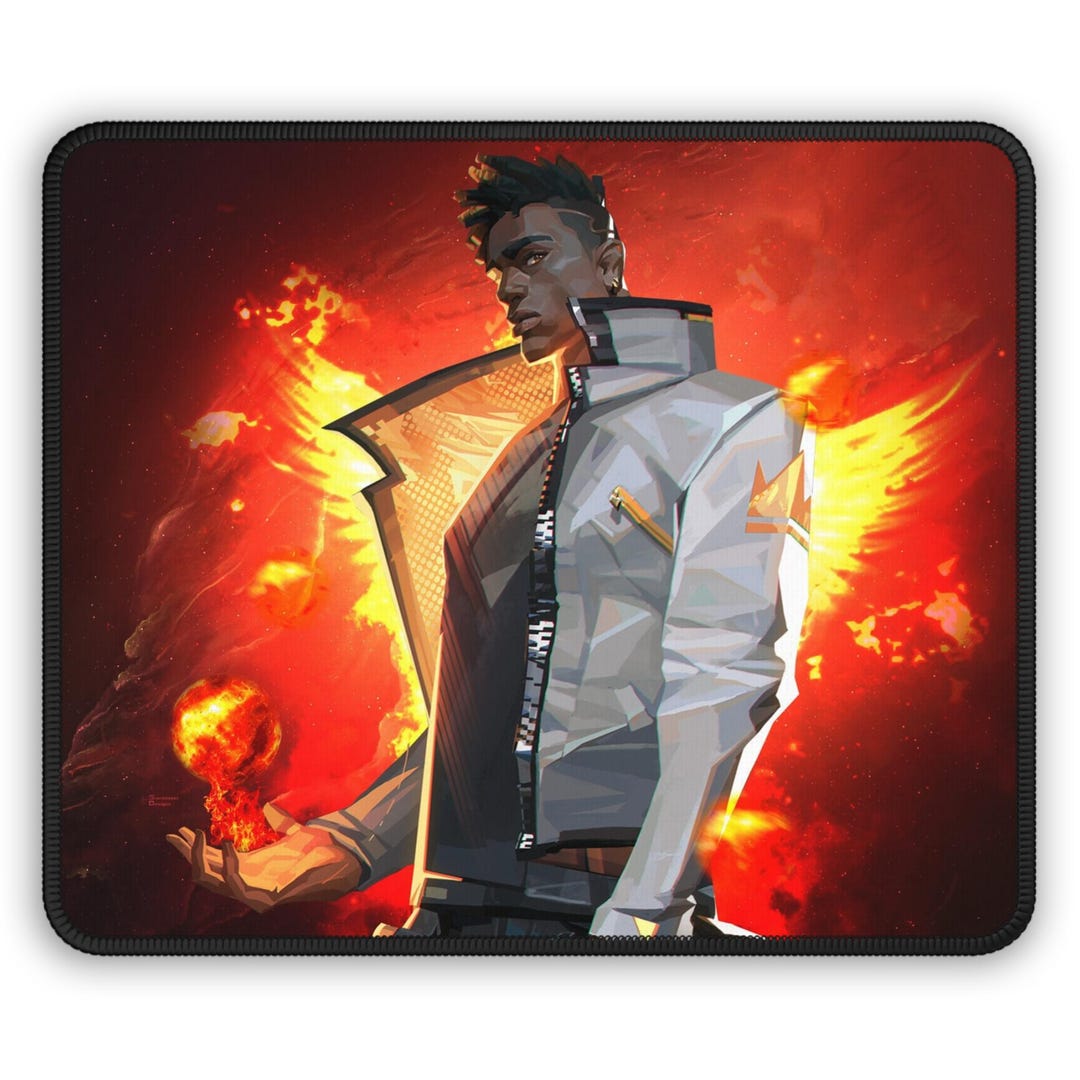 Phoenix Gaming Mouse Pad, Mythical Bird Design, Desk Mat for Gamers ...