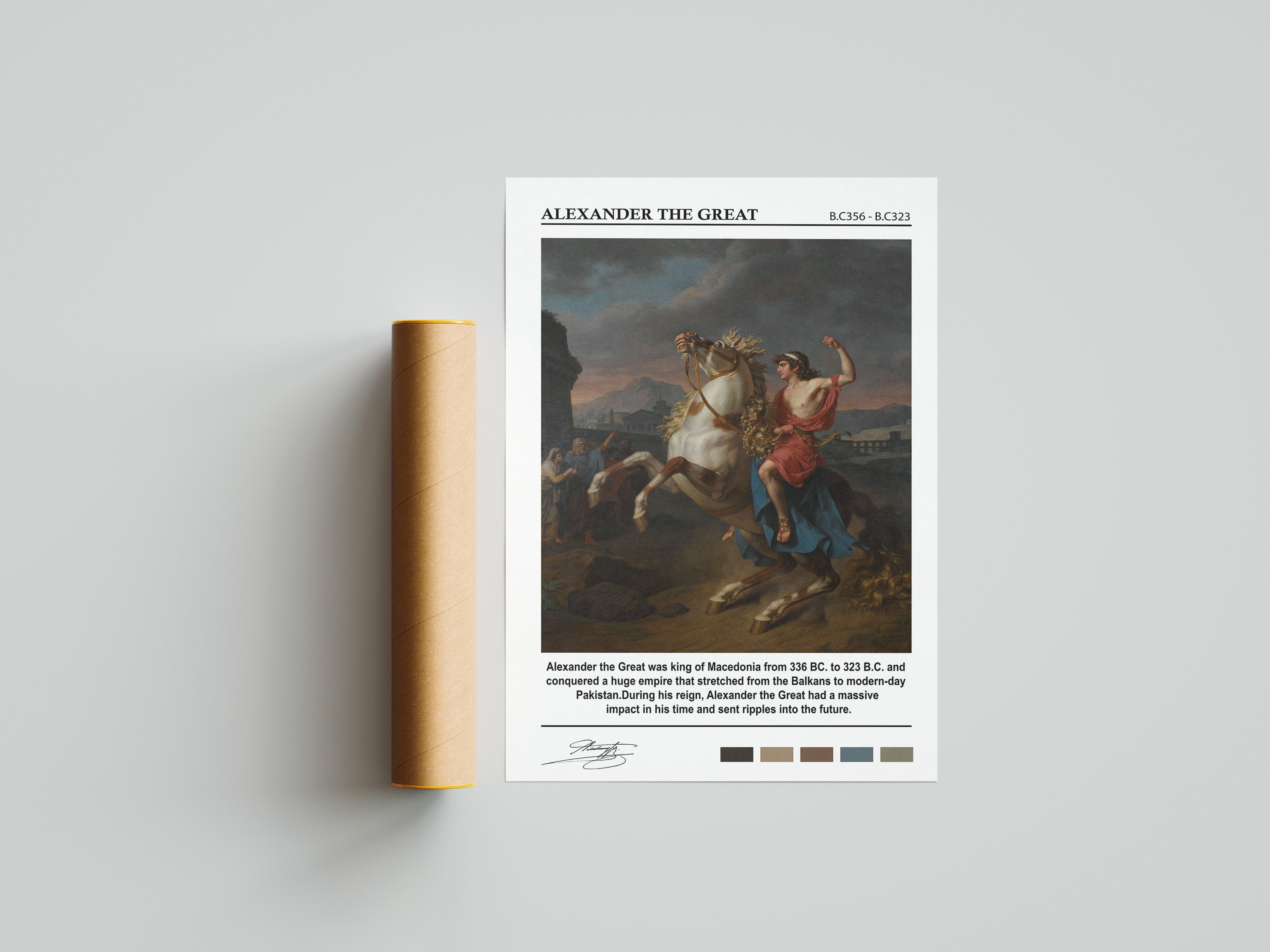 Alexander the Great Historical Poster Room Decor Wall Decor History ...