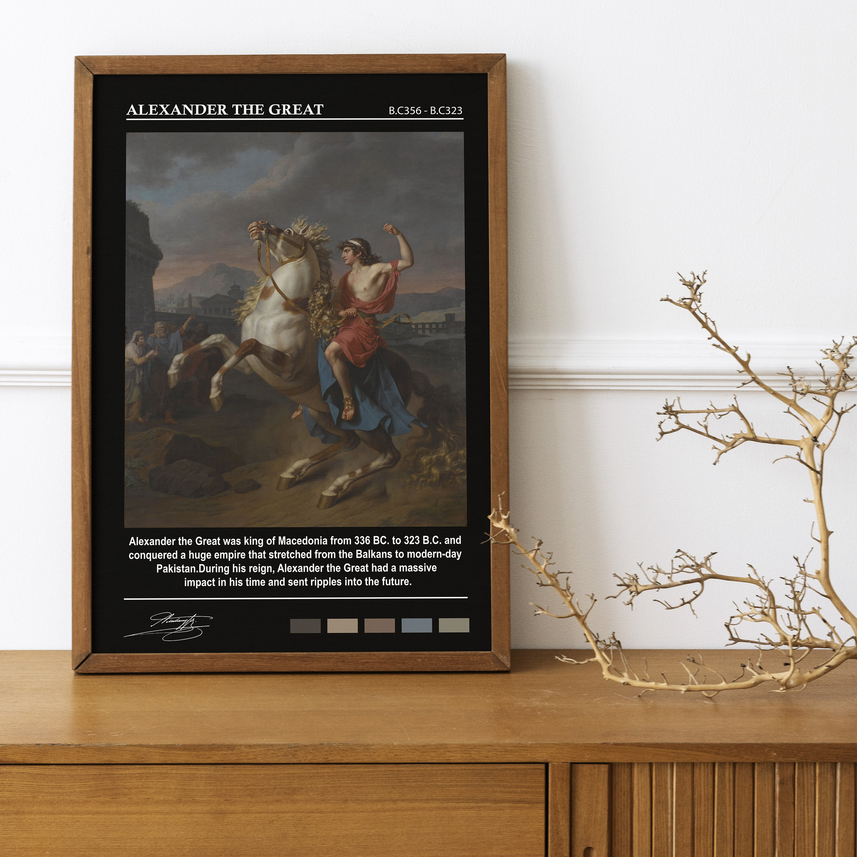 Alexander the Great Historical Poster Room Decor Wall Decor History ...