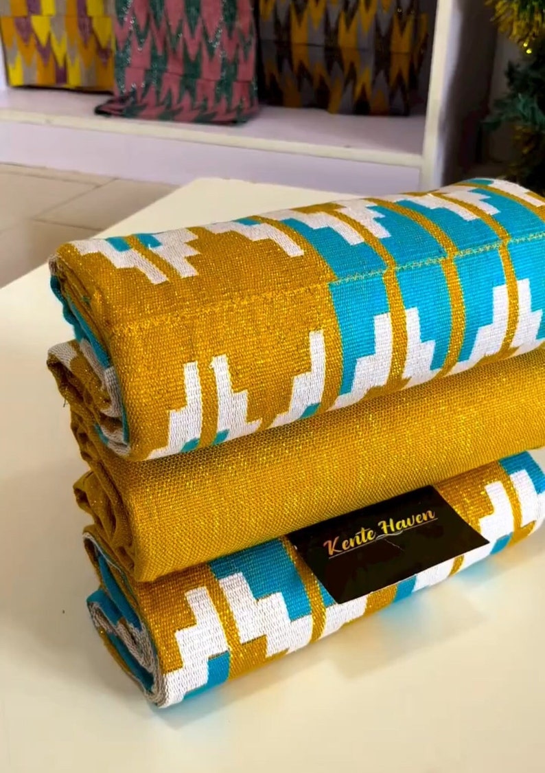 Kente Heaven Hand Weaved Kente Cloth KH169 - Etsy