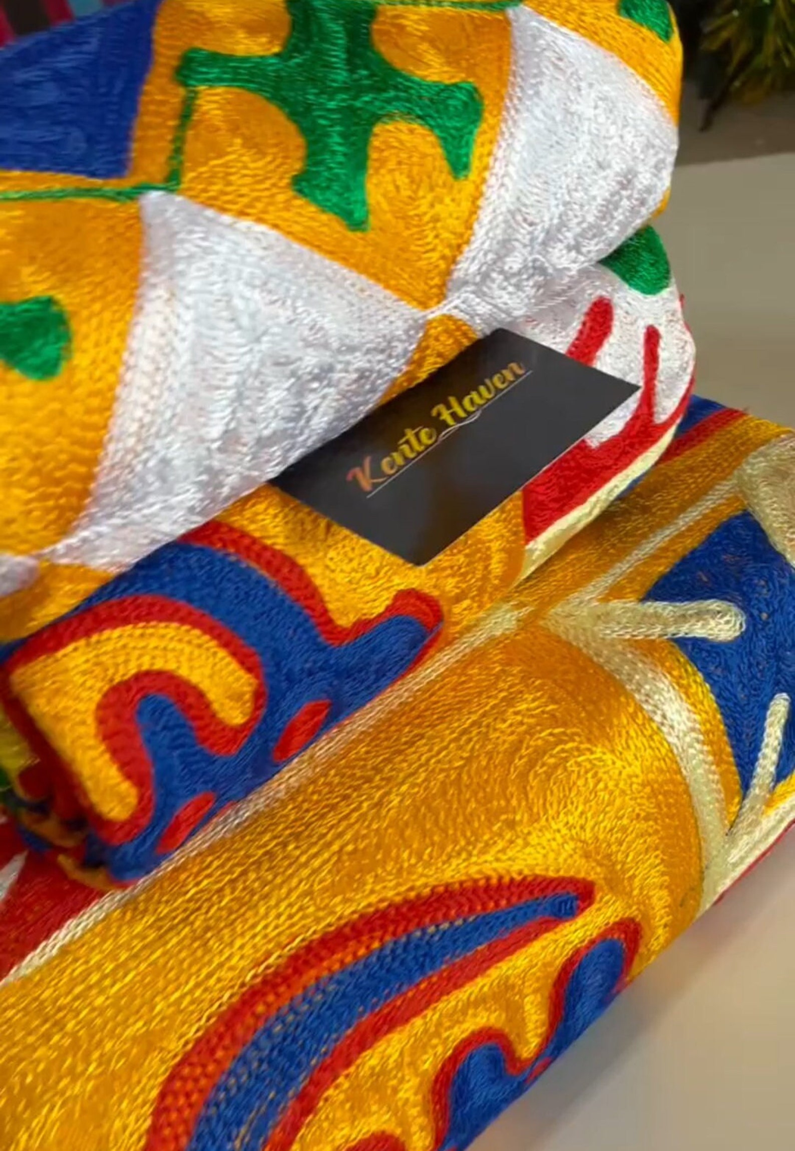 Kente Heaven Hand Weaved Kente Cloth KH79 Obama Kente. - Etsy