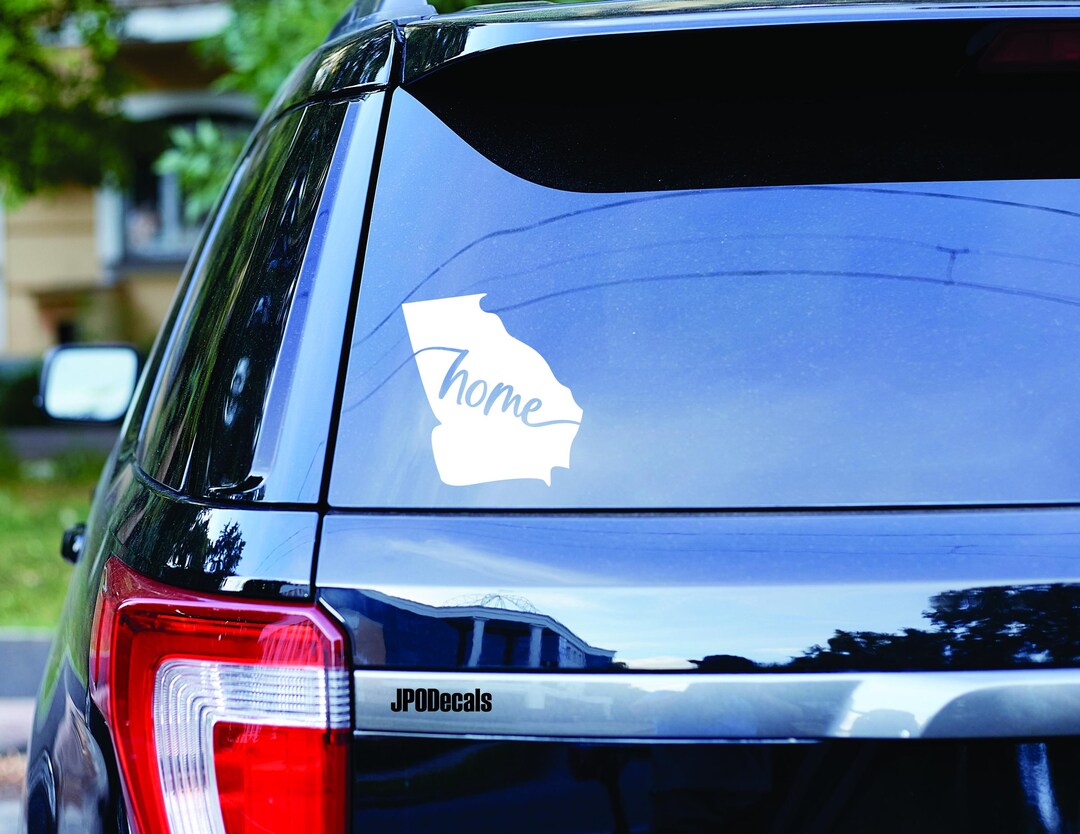 Home State Decals - Georgia Home Decal - Die Cut Vinyl Decal Transfer ...