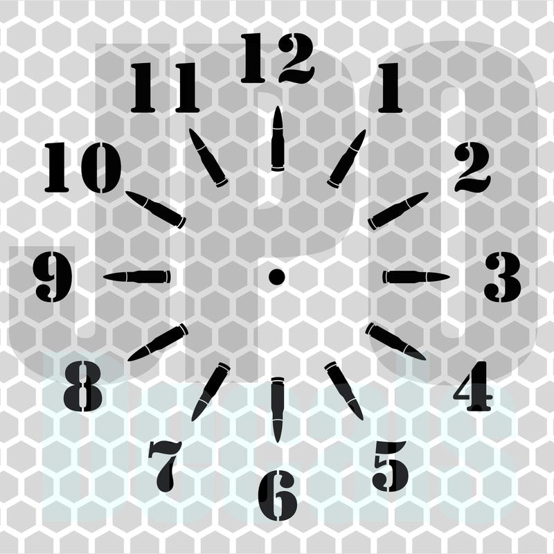 Bullet Clock - Etsy