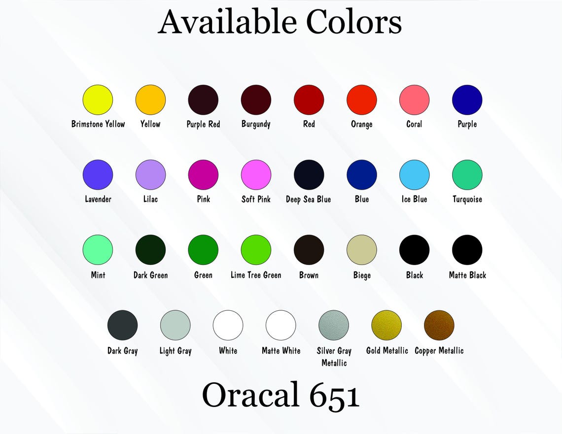Clock Dial Vinyl Decal Transfer Sticker – Multiple Sizes, 35+ Colors ...
