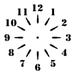 Clock Face SVG Cut Ready LCD Display Style Number Font Clock Face ...