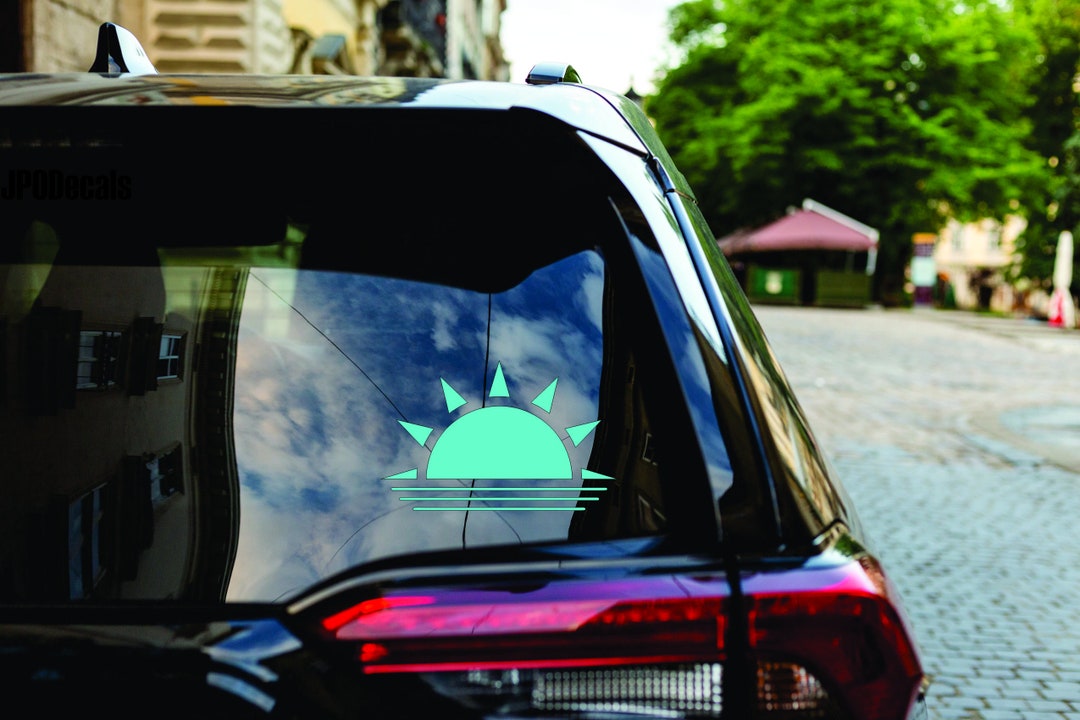 Sun Style 4 Customizable Vinyl Decal Transfer Sticker High - Etsy