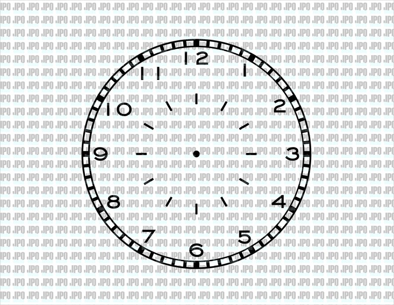 Clock Dial Vinyl Decal Transfer Sticker – Multiple Sizes, 35+ Colors ...