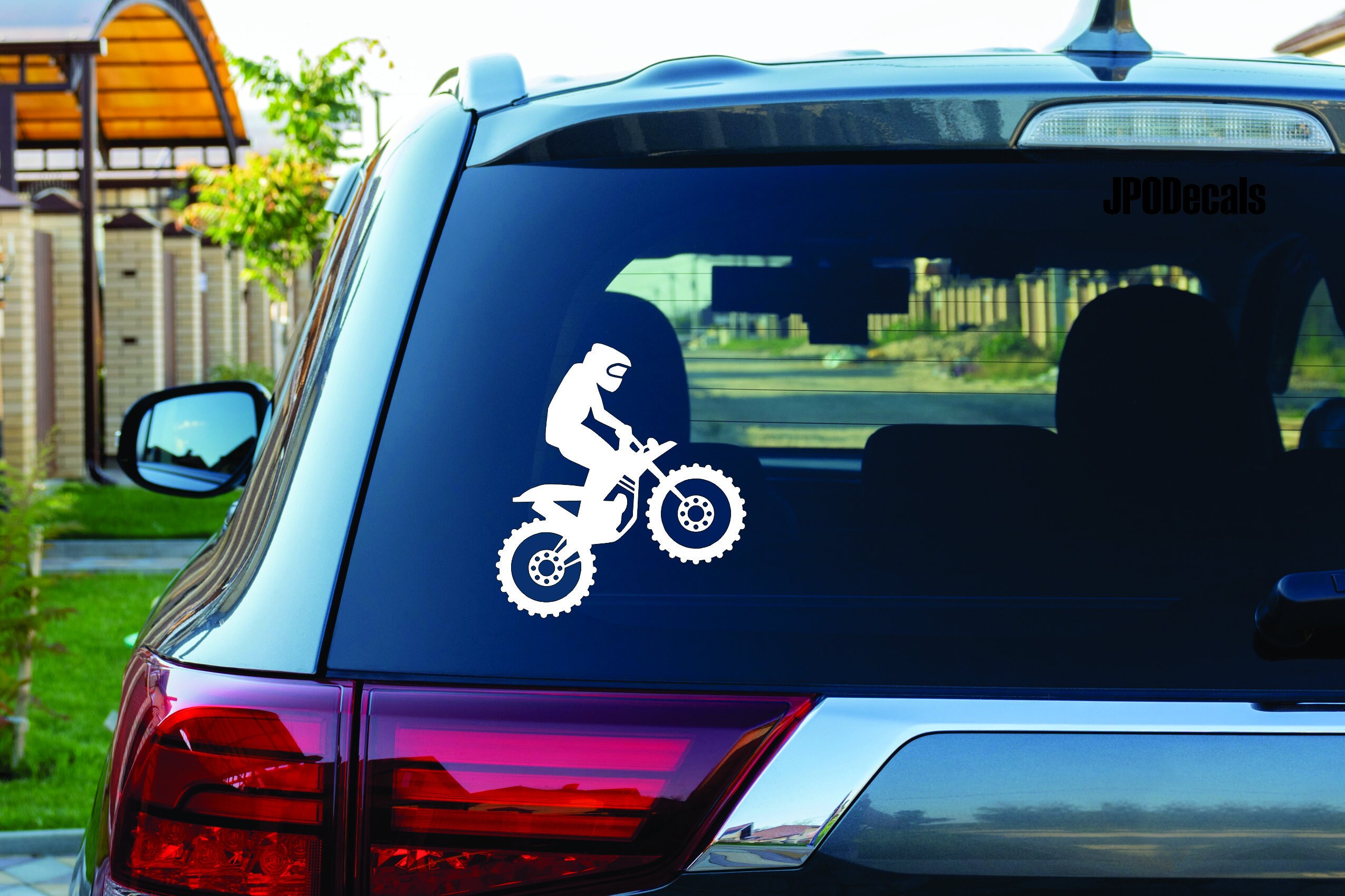 Dirt Bike Jumping Vinyl Decal, Premium Outdoor Quality - Etsy
