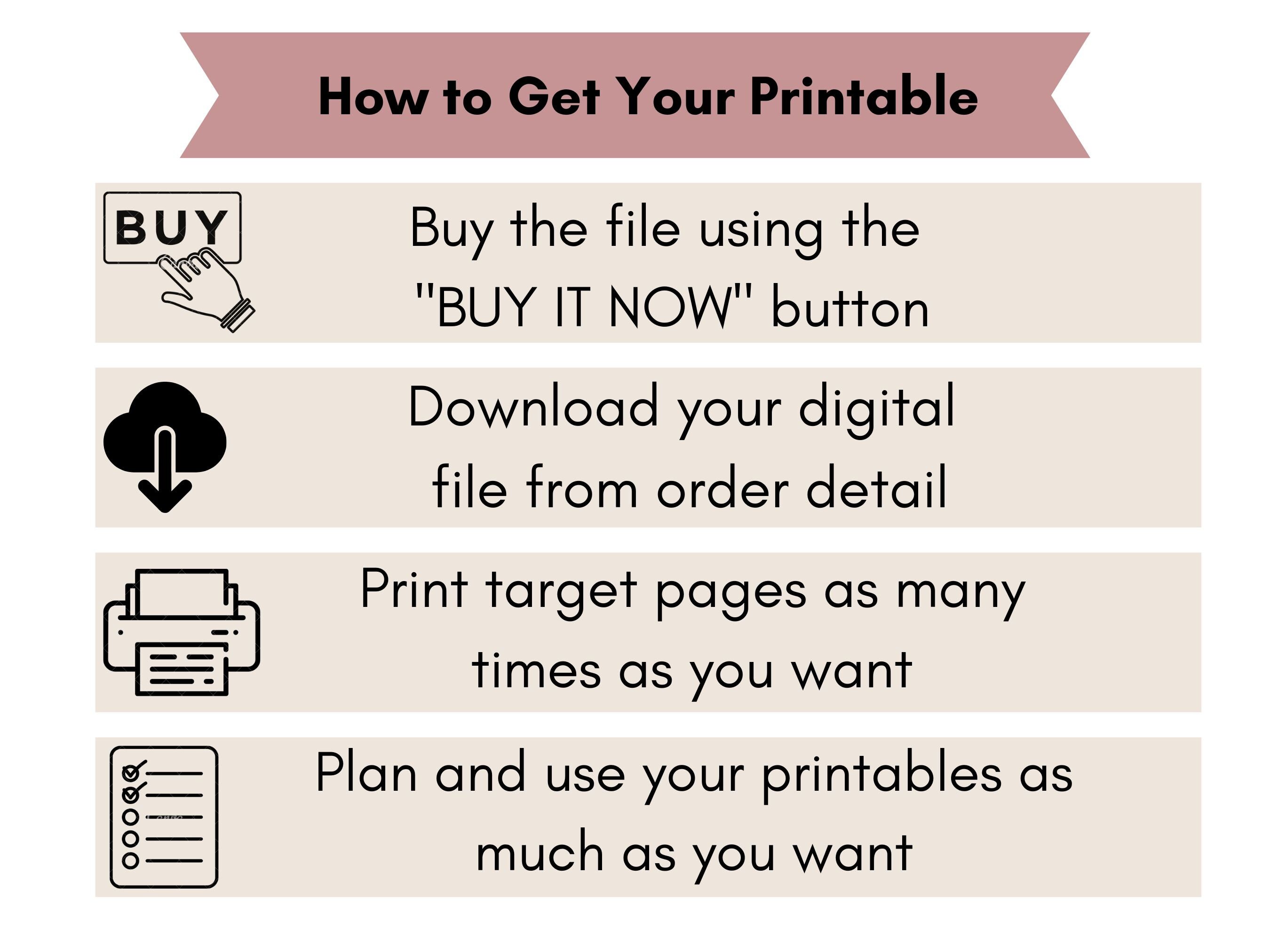 PLR Student Nurse Digital Planner to Resell, Undated Hyperlinked ...