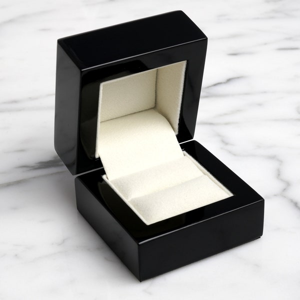 Black Engagement Ring - Etsy Canada