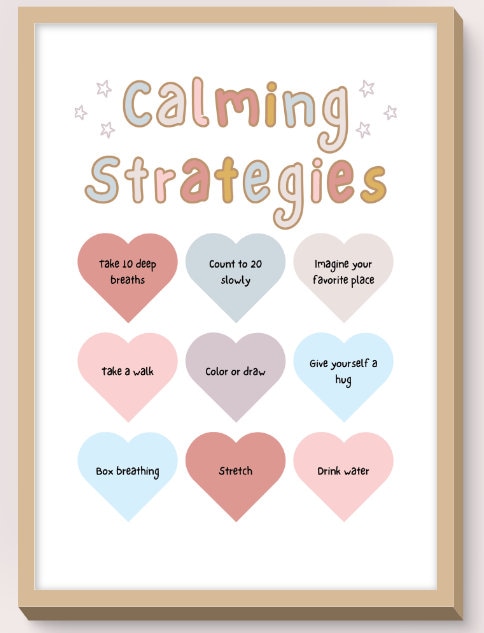 Calming Corner Posters Bundle - Etsy