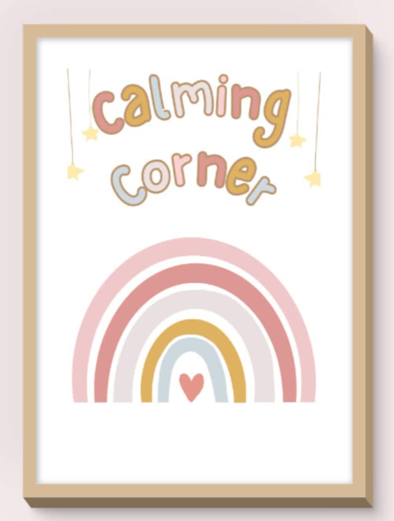 Calming Corner Posters Bundle - Etsy