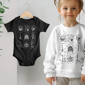 Human Skeleton Anatomy Sweatshirt, Unisex Medical Hoodie, Human Body ...