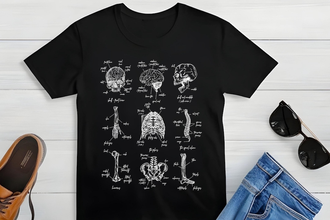 Vintage Human Skeleton Anatomy Shirt – Unisex Medical Student Gift - Etsy