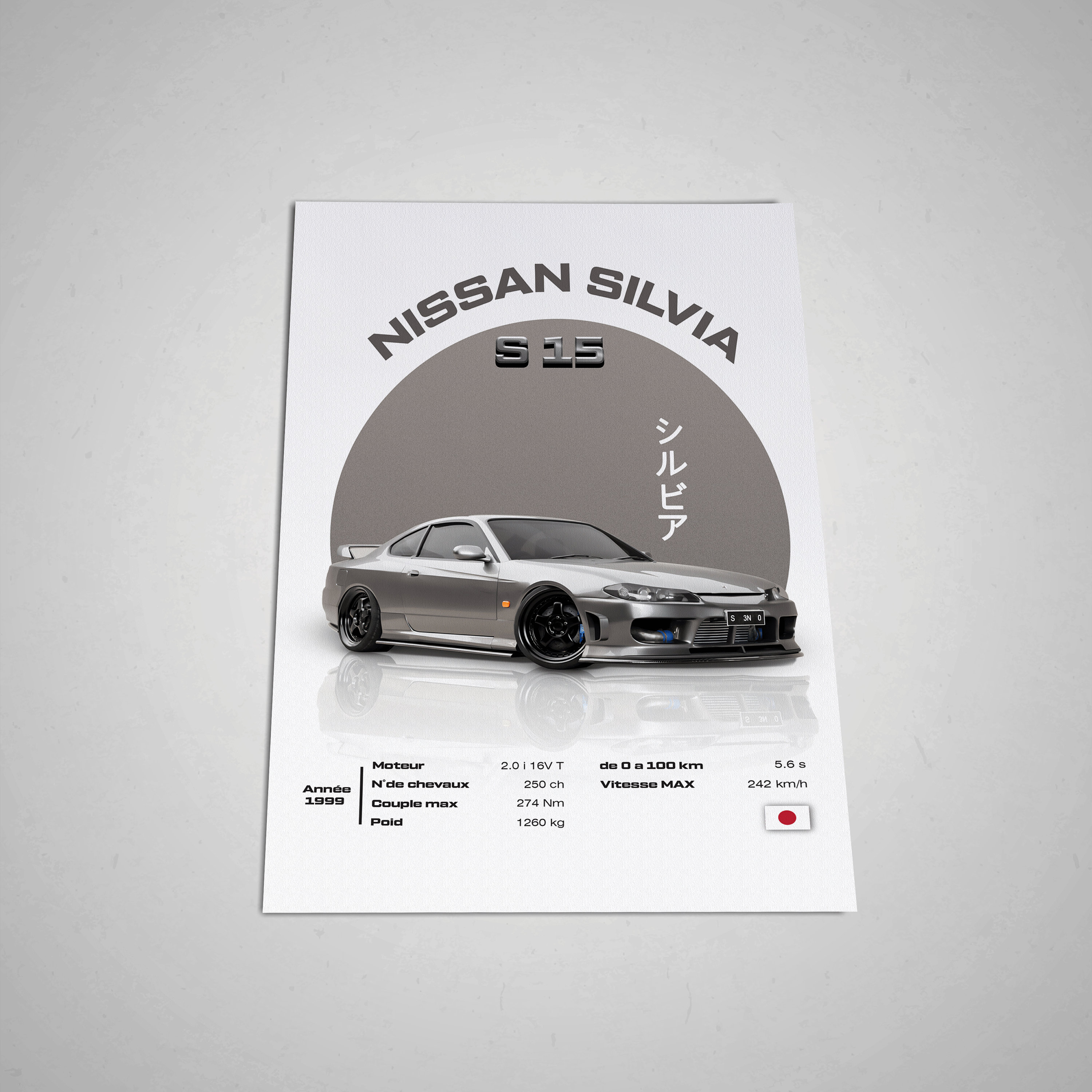 Silvia S15 Poster JDM Sport Car Art Unique Wall Decoration - Etsy