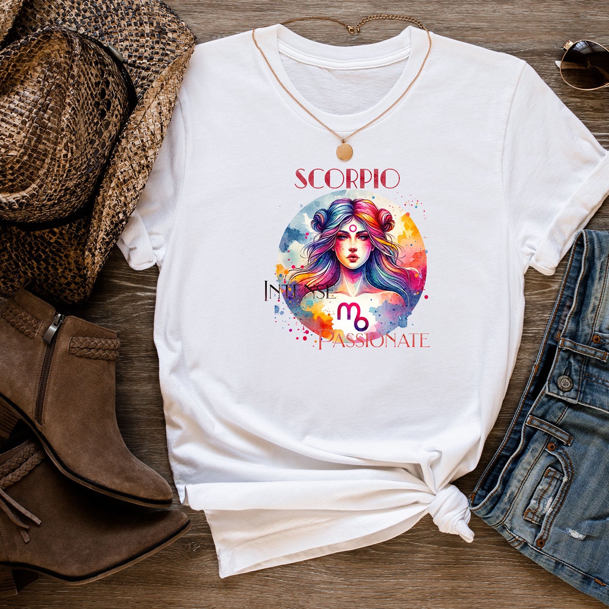 Empower Your Wardrobe: Scorpio Zodiac Women's Graphic Tee Zodiac Sign ...