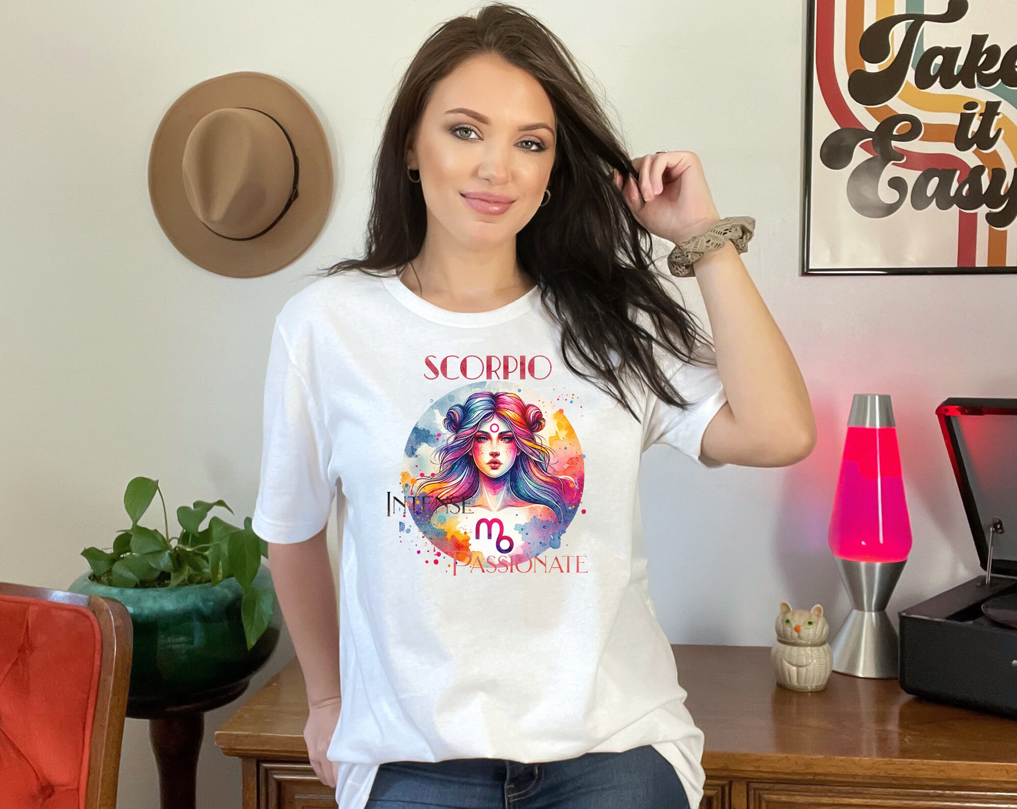 Empower Your Wardrobe: Scorpio Zodiac Women's Graphic Tee Zodiac Sign ...