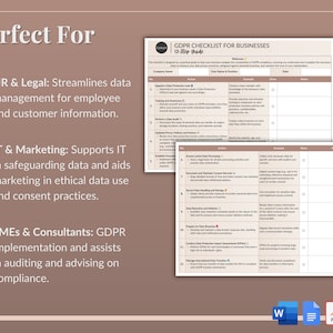 12 Step GDPR Checklist for Business Compliance Toolkit for Smes Data ...