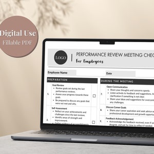 Employee Performance Review Meeting Checklist for Employees and ...