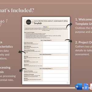 Customisable Data Protection Impact Assessment Tool DPIA Template ...