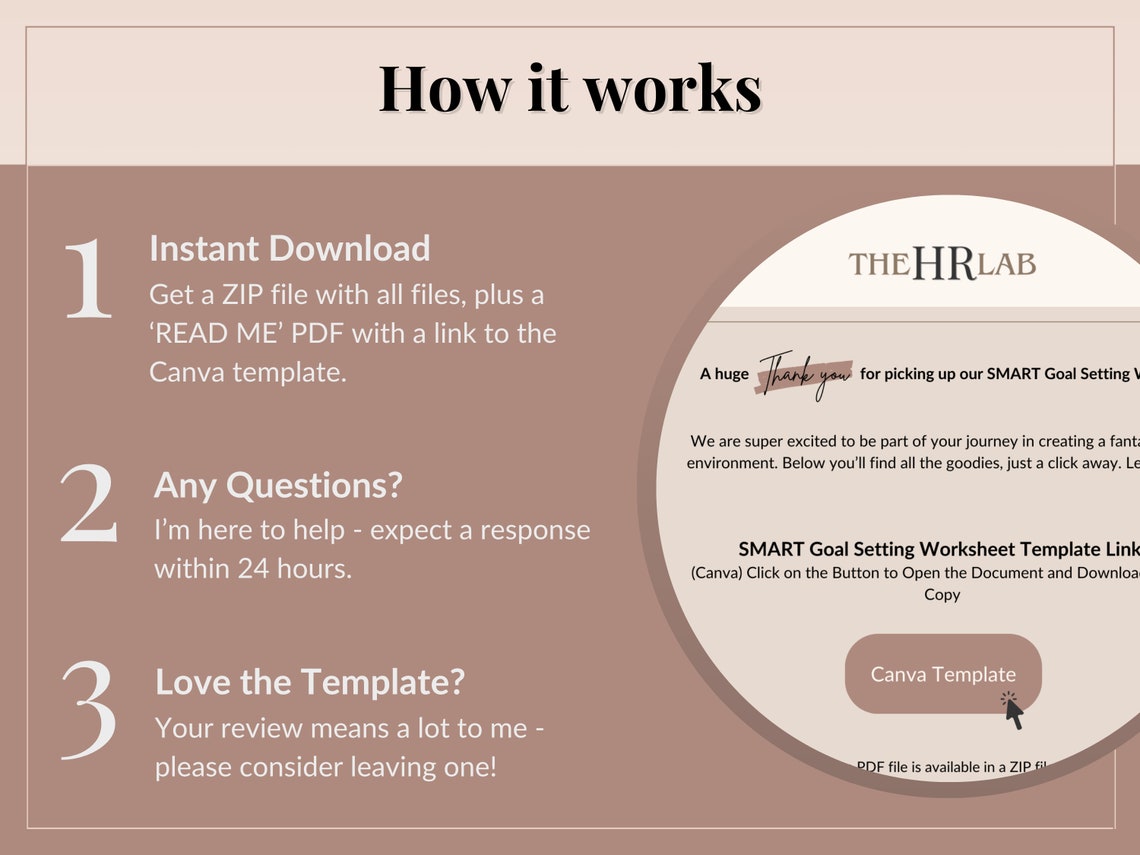 Goal Setting Worksheet SMART Goal Template Goal Tracking Employees ...
