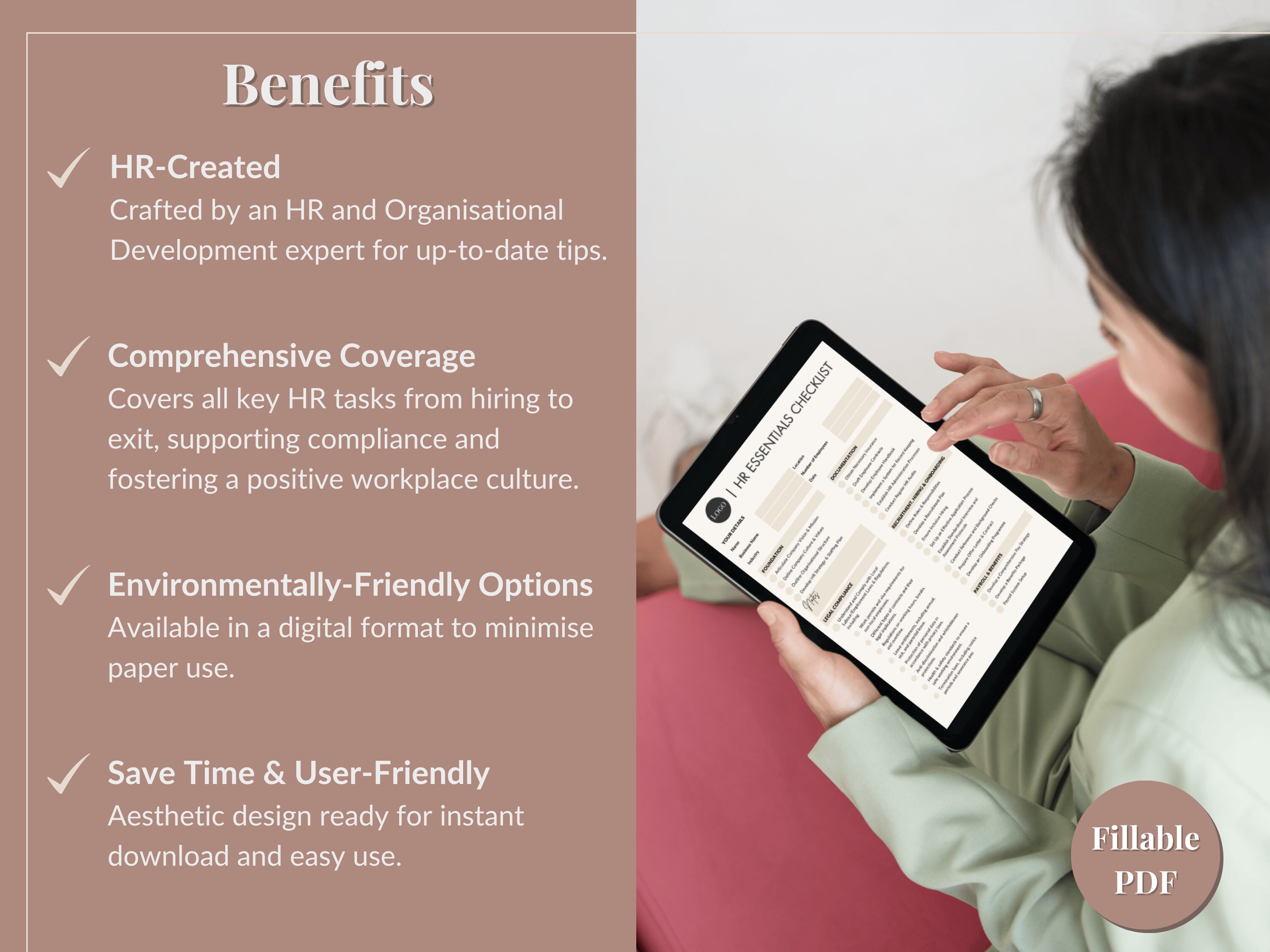 HR Essentials Checklist New Business Guide Worksheet 48-step HR Tasks ...