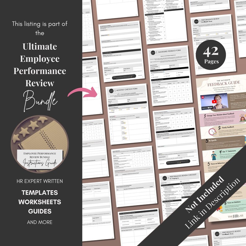 Employee Monthly Check-in Form: Customizable Performance Review ...