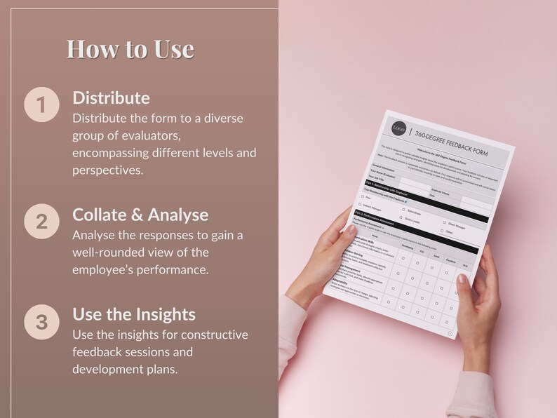 Employee Performance 360-degree Feedback Form Performance Evaluation ...