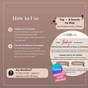 HR Essentials Checklist: New Business Guide & Audit (digital Download ...