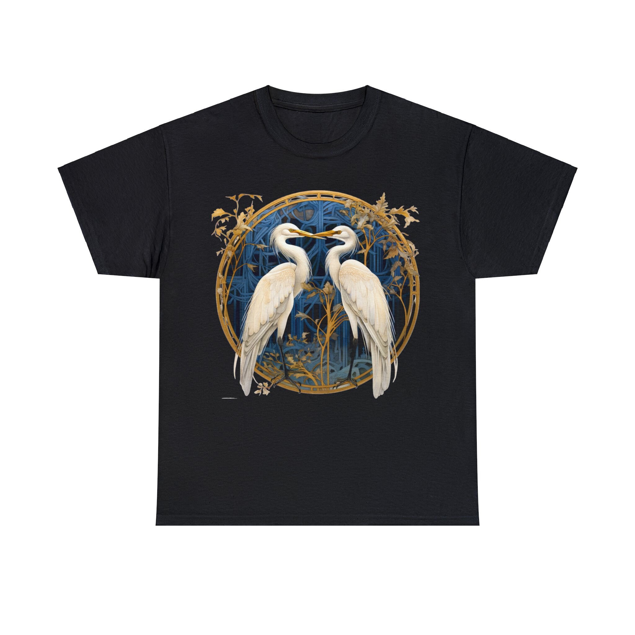 Great Egret Shirt, Two Great Egrets, Egret Shirt, Boho Shirt, Nature ...