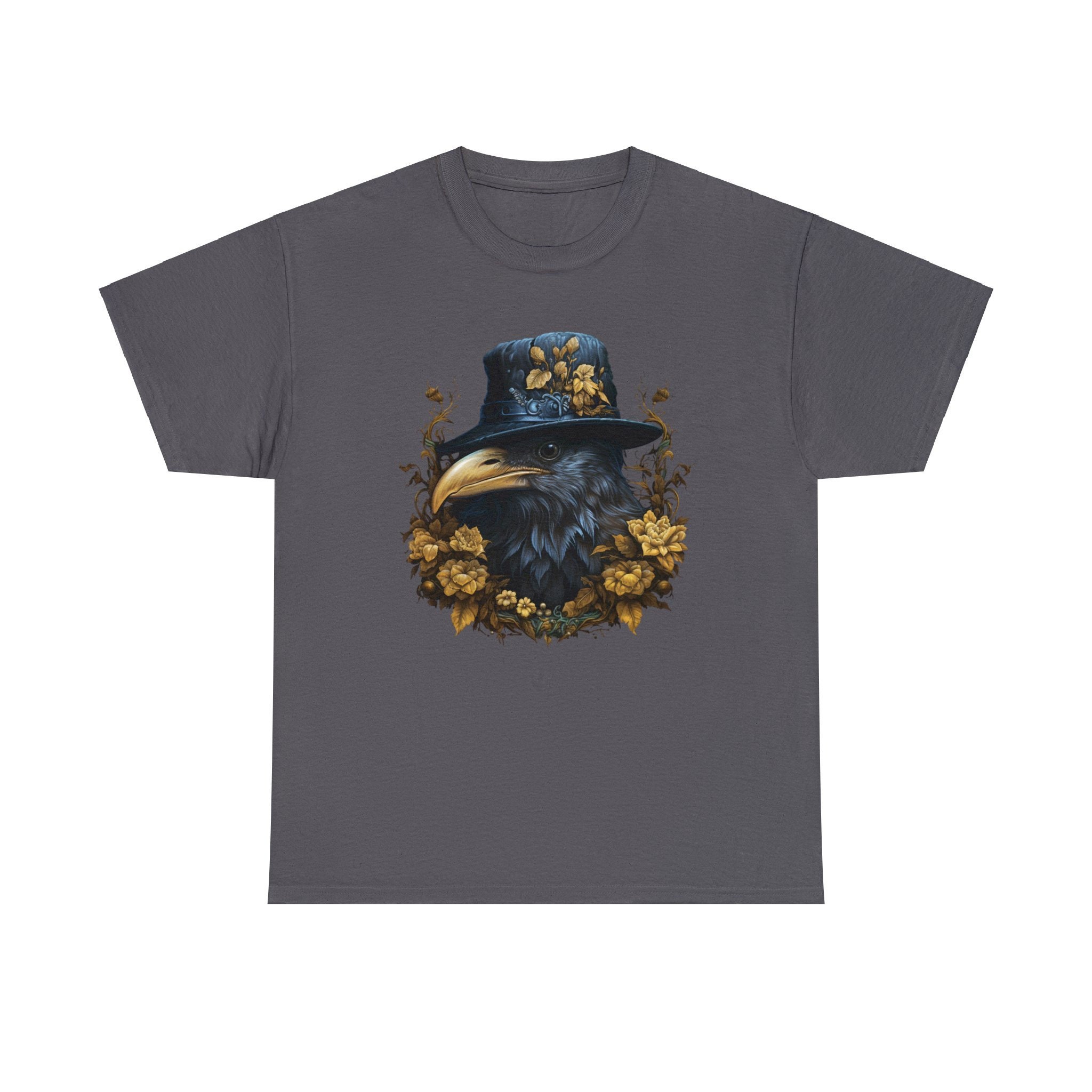 Raven T-shirt, Gothic Raven Tee, Boho Raven Shirt, Dark Academia ...