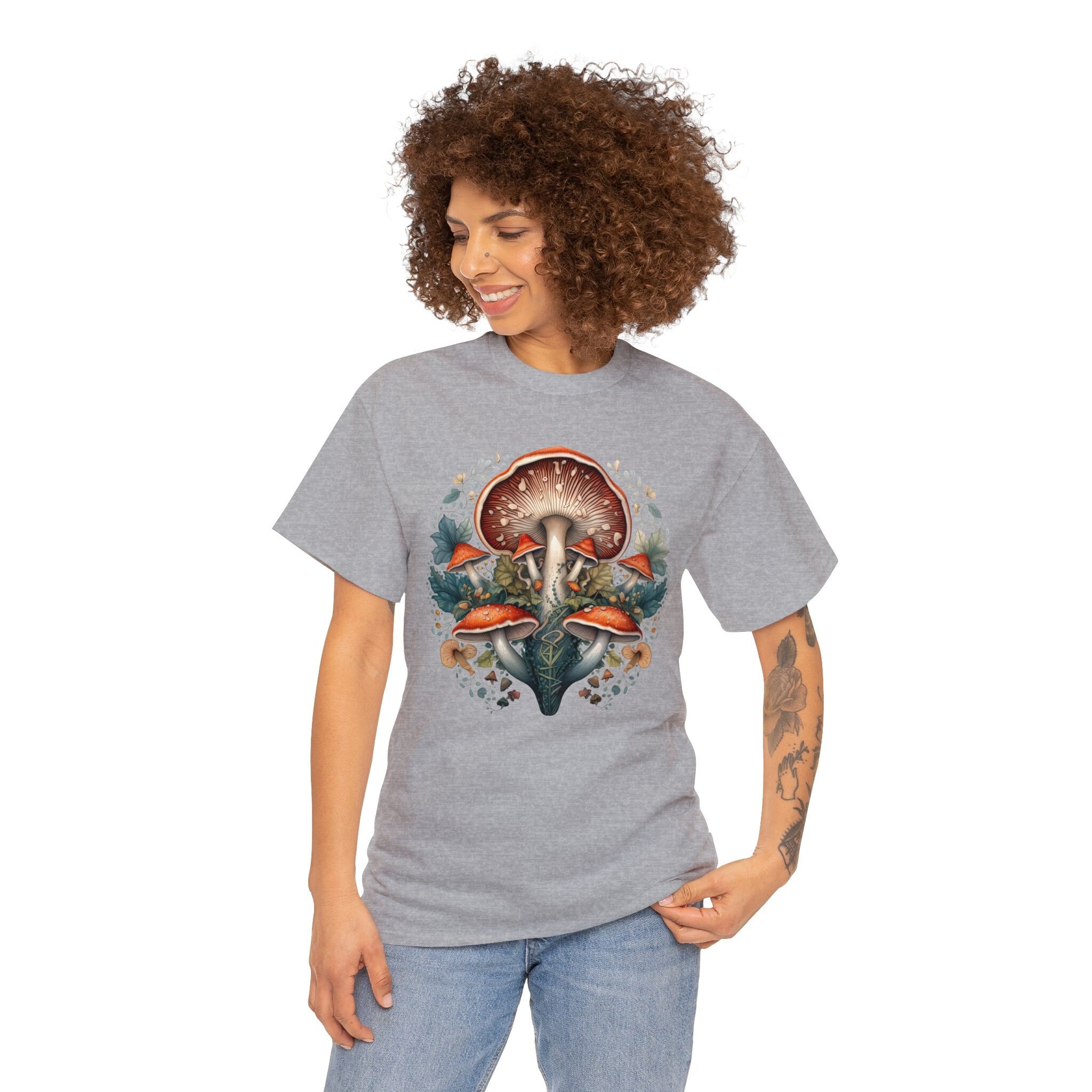 Mushroom Shirt, Cottagecore Shirt, Goblincore Shirt, Naturecore, Boho ...