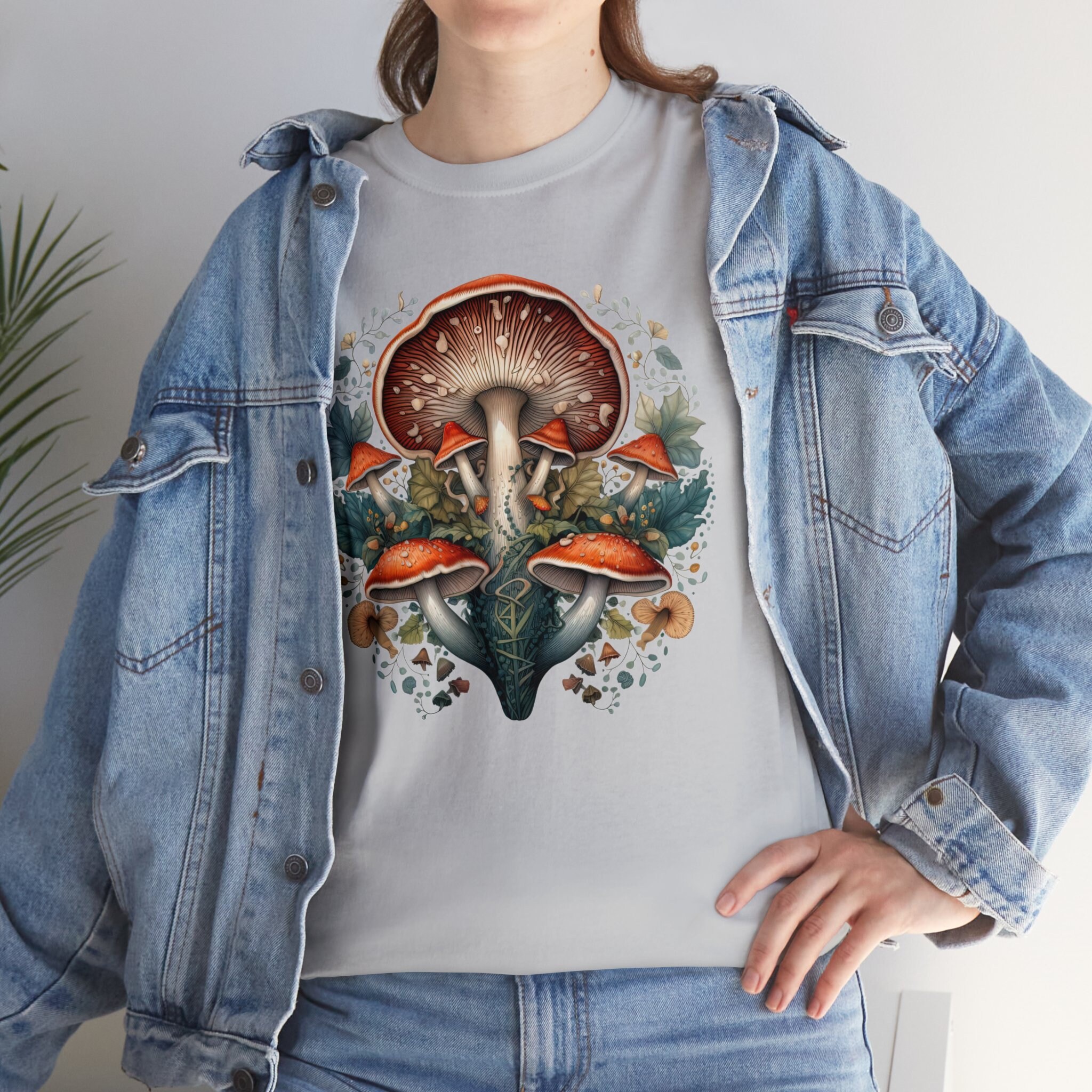 Mushroom Shirt, Cottagecore Shirt, Goblincore Shirt, Naturecore, Boho ...