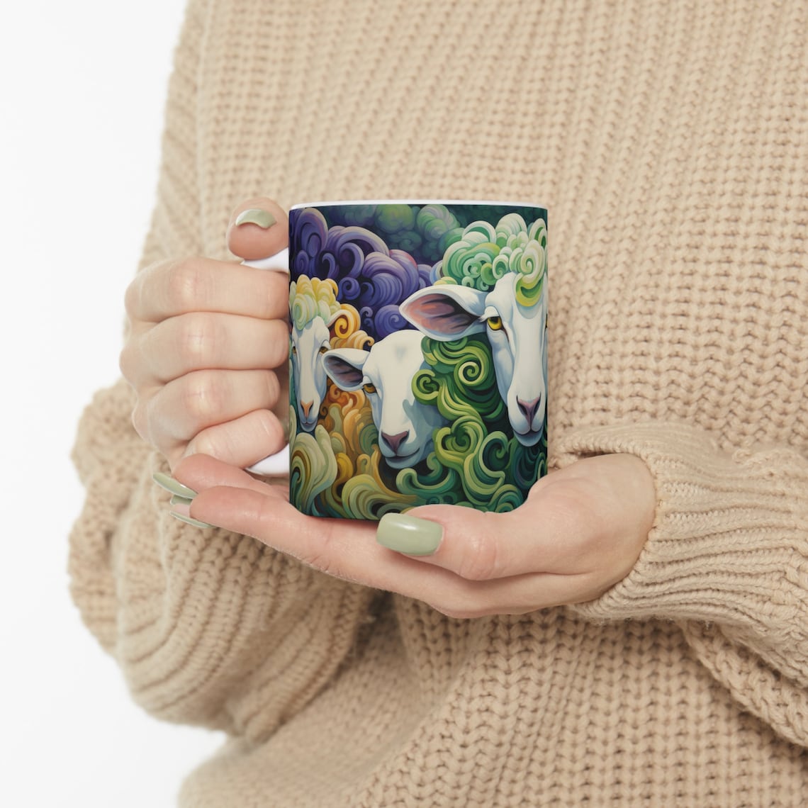 Sheep Mug, Sheep Lover Mug, Rancher Mug, Animal Lover Gift, Cute Sheep ...