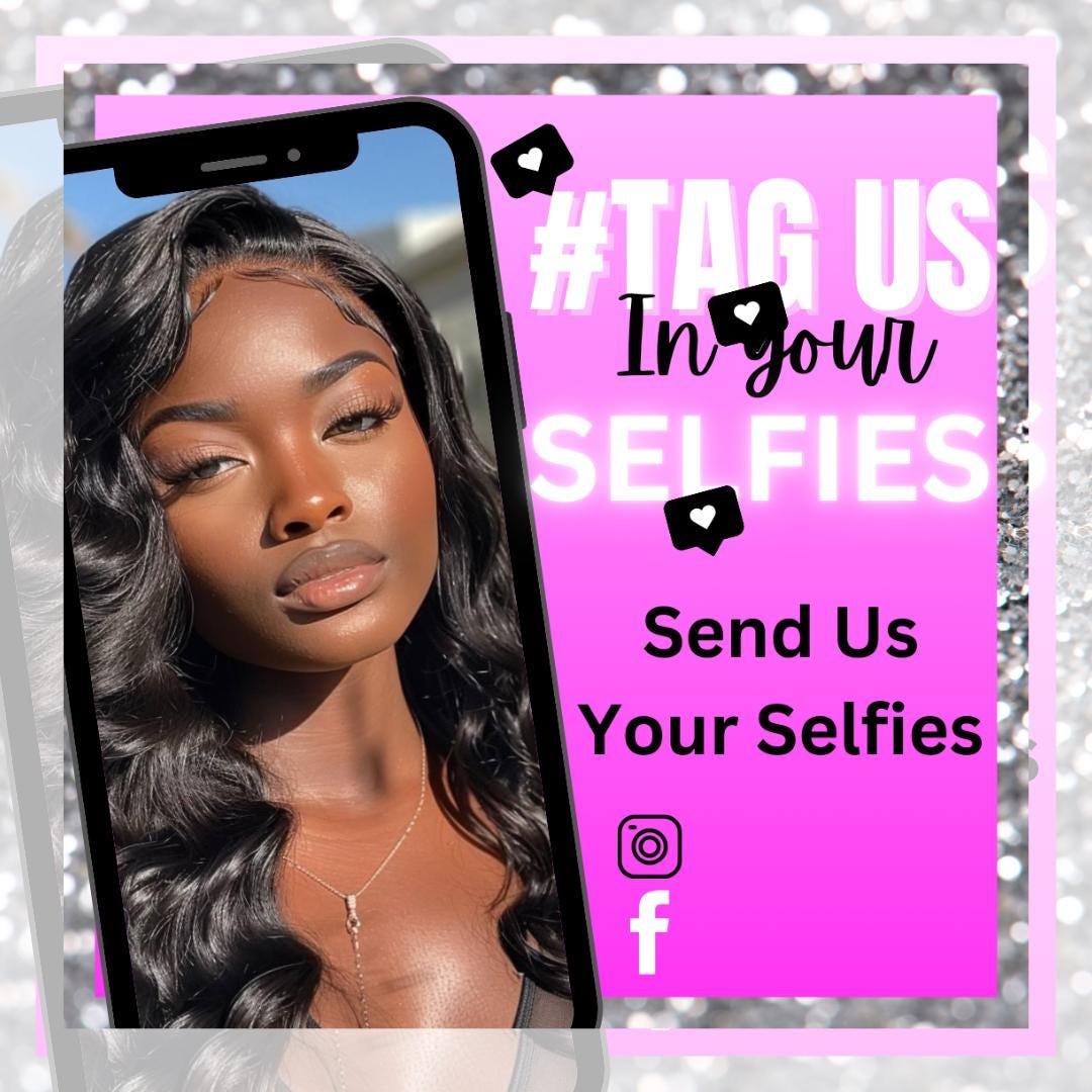 We Love Selfies, Tag Us in Your Selfies, Premade Templates - Etsy