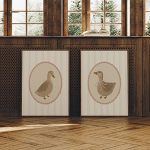 Vintage Duck Printable Cottagecore Nursery Vintage Aesthetic Nursery ...