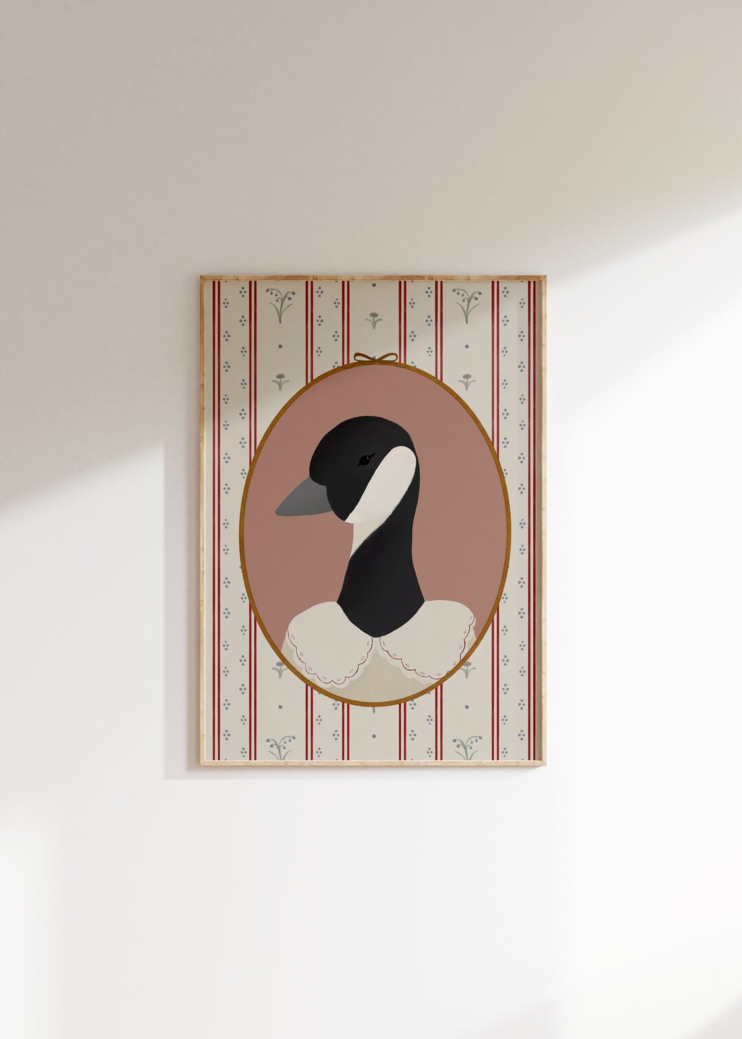 Canada Goose Printable Abstract Vintage Goose Printable Grandmillenial ...