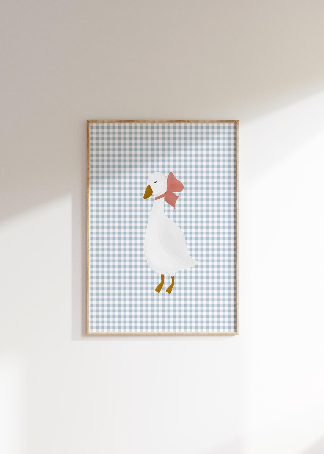 Girls Room Goose Wall Art Coquette Room Decor Cottagecore Nursery ...
