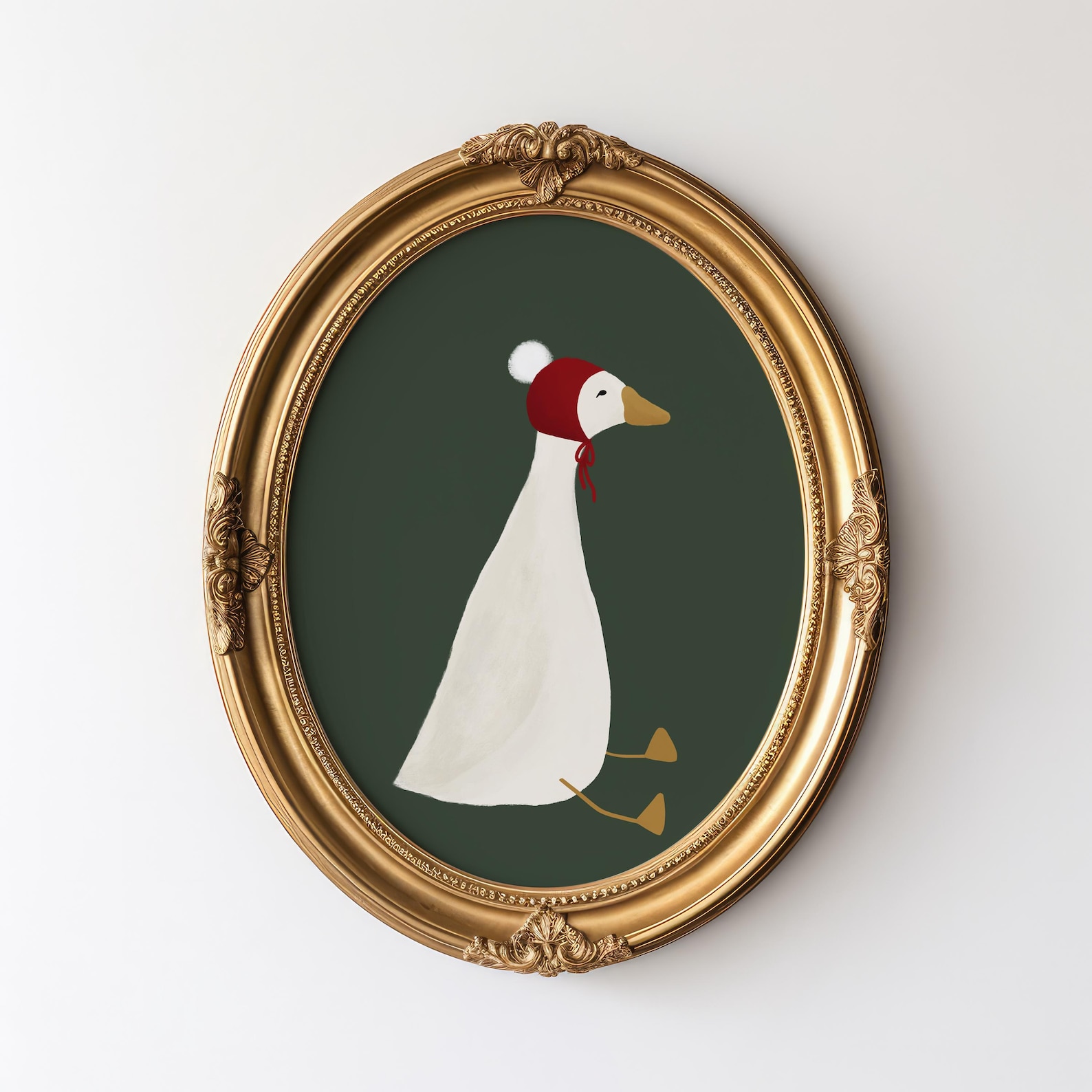 Kids Festive Holiday Prints Goose Holiday Print Nursery Holiday Decor ...