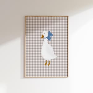 Girls Room Goose Wall Art Coquette Room Decor Cottage Nursery Little ...