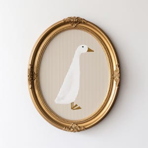 Vintage Duck Art Print Cottagecore Nursery Goose Printable Farm Nursery ...