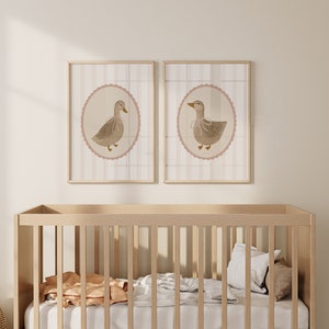 Vintage Duck Printable Cottagecore Nursery Vintage Aesthetic Nursery ...