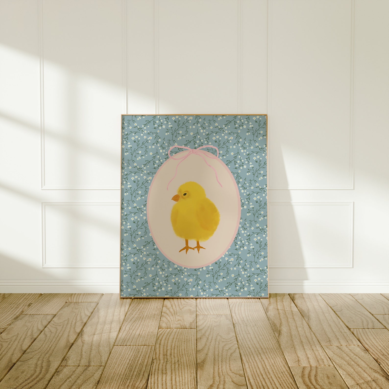 Baby Animal Wall Art Farm Nursery Wall Art Vintage Floral Nursery Decor ...