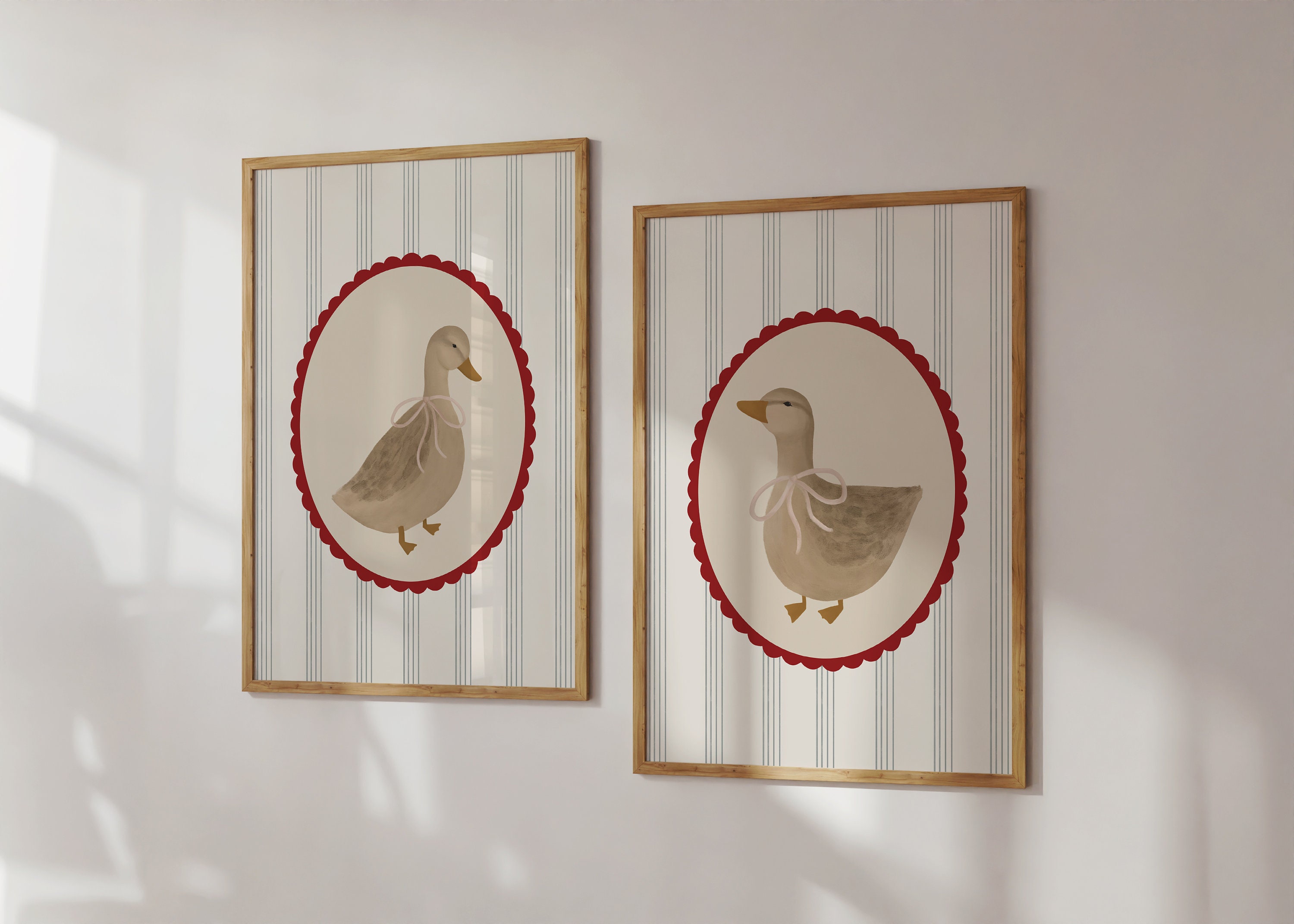 Vintage Duck Printable Cottagecore Nursery Vintage Aesthetic Nursery ...