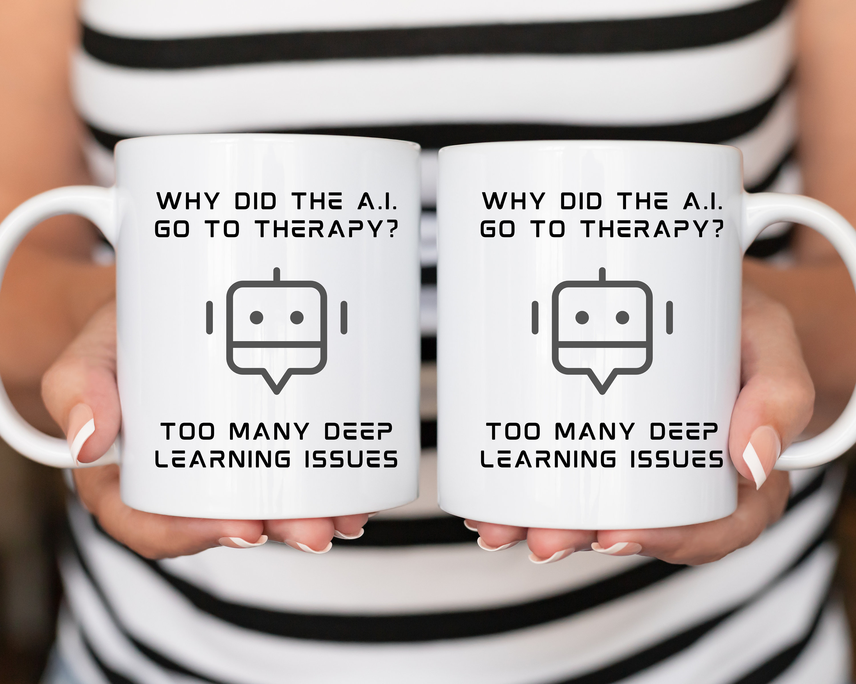 AI Humor Coffee Mug: Funny Tech Gift for Data Scientists - Etsy